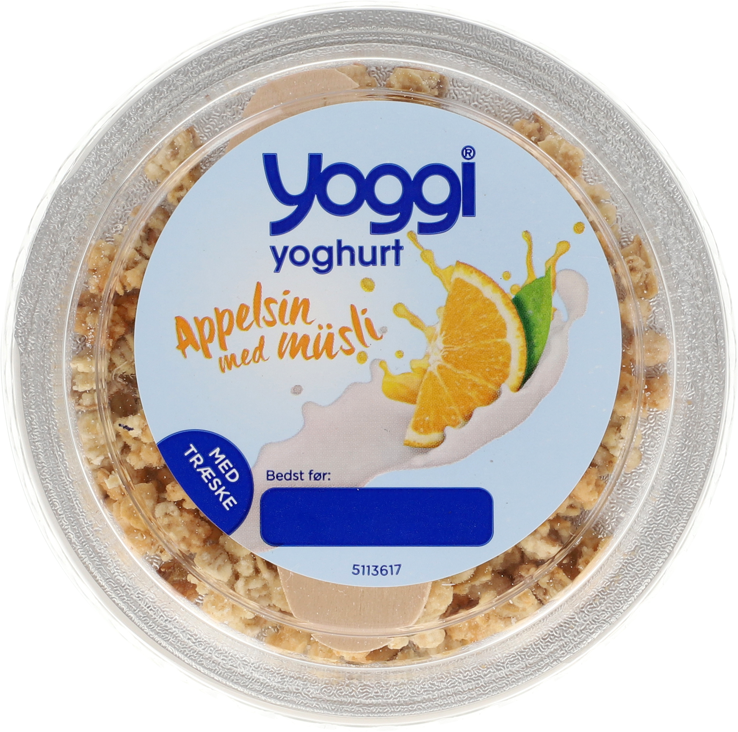 Yoggi® Yoghurt appelsin med müsli 2,5% 166 g | Arla