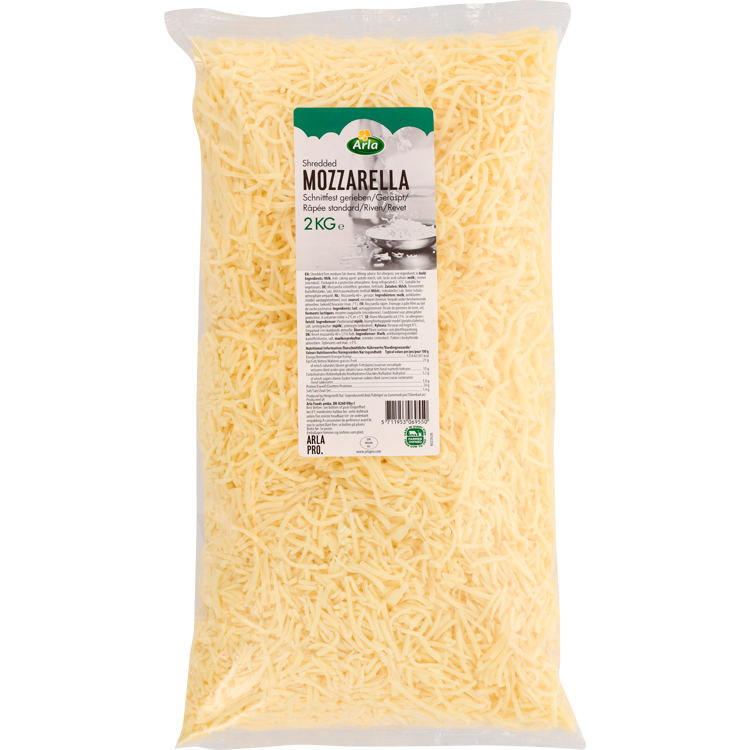 Mozzarella 40+ 2 kg | Arla Pro Danmark