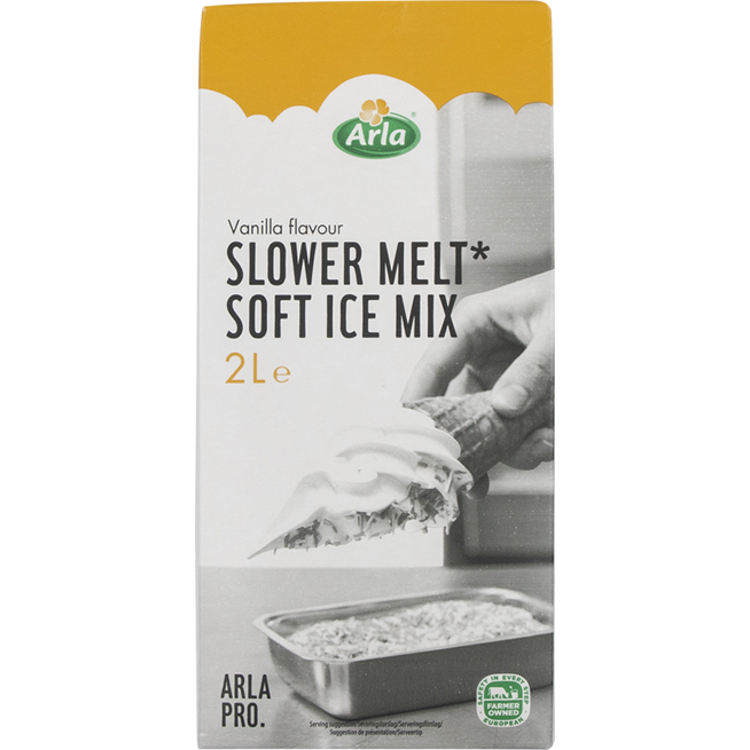 Slower Melt Soft Ice Mix 6% 2 l | Arla® Pro