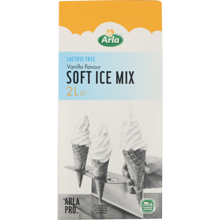 Soft Ice Mix laktosefri 6% 2 l | Arla Pro Danmark