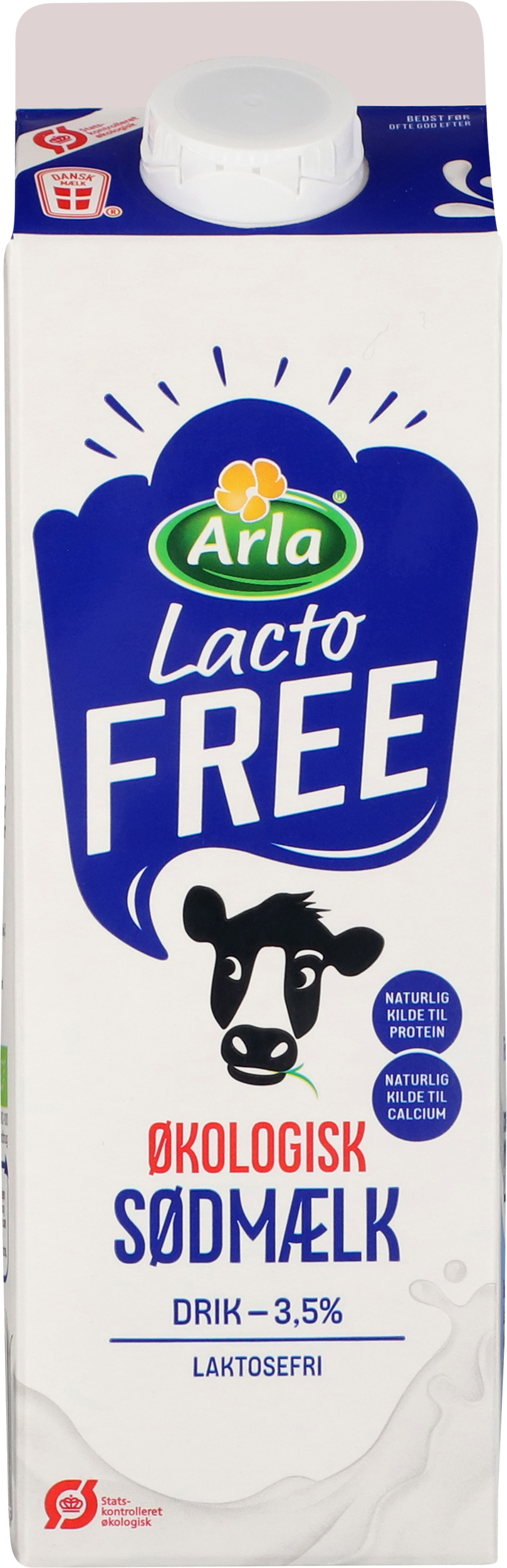 Arla®LactoFREE Økologisk Laktosefri Sødmælk drik 3,5% 1 L | Arla