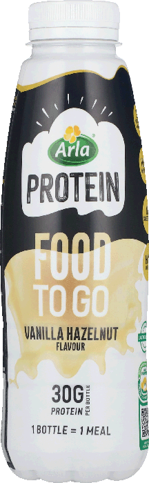 Arla® Protein Mælkebaseret drikkemåltid m. vanilje- og hasselnødsmag ...