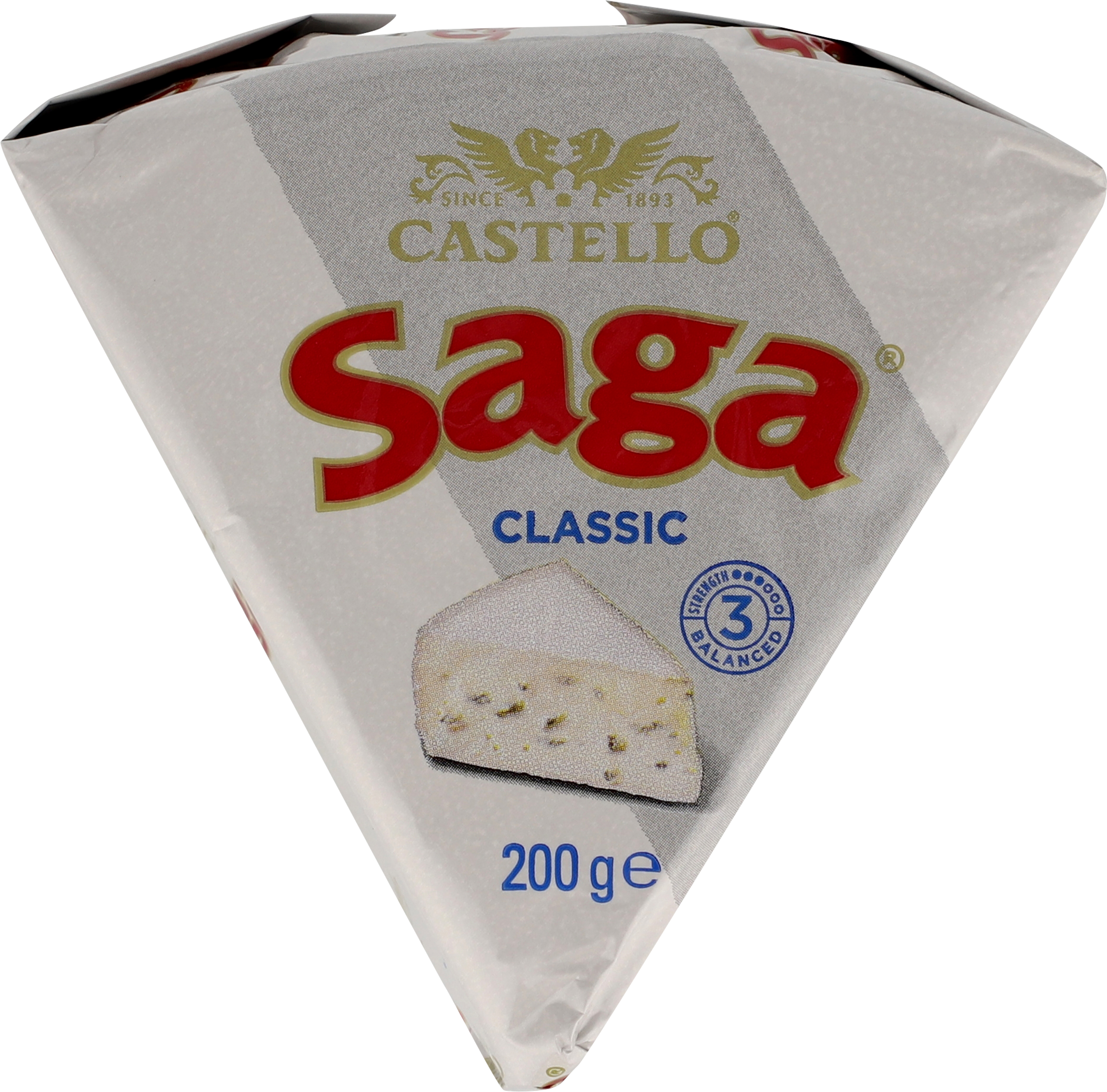Castello® Saga Classic blå- og hvidskimmelost 42% 200 g | Arla