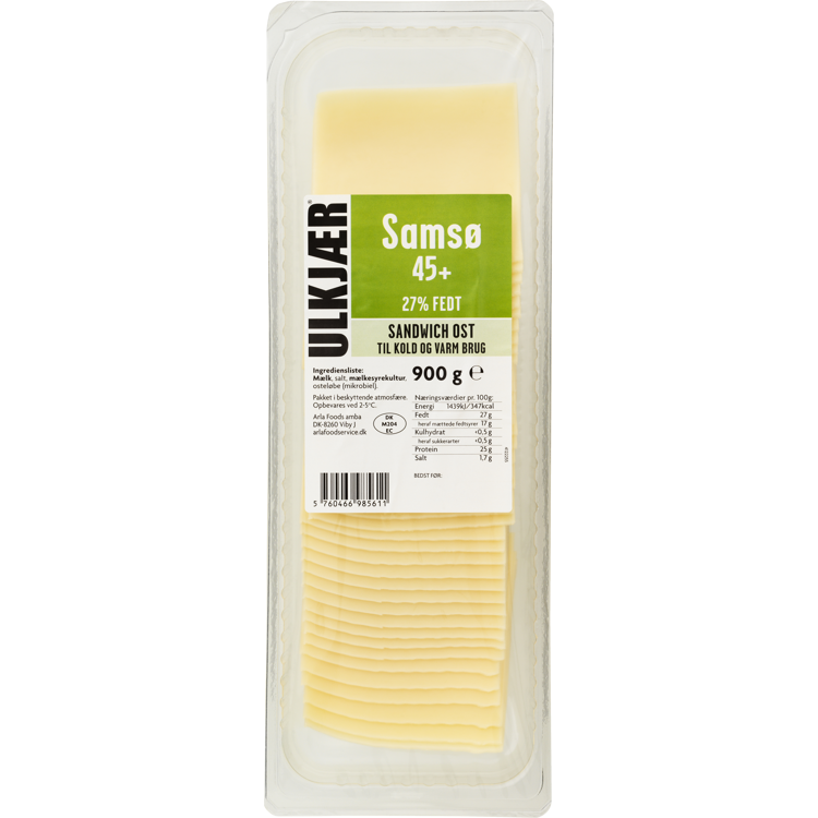 Samsø Mellemlagret 45+ 900 g | Arla Pro Danmark