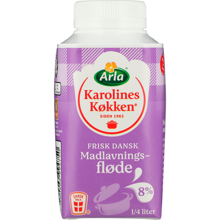 Madlavningsfløde 8% 0,25 L | Arla Pro Danmark