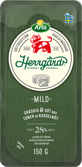 Arla Ko® Herrgård® skivad ost 28% 150 g | Arla