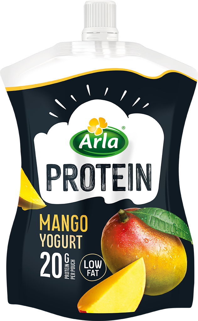 Yoggi® Mini yoghurt hallon 1000 g | Arla