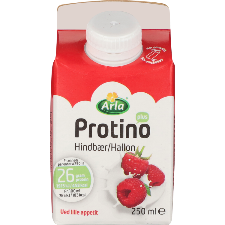 Syrnet Mælkedrik m. hindbær 250 ml | Arla Pro Danmark