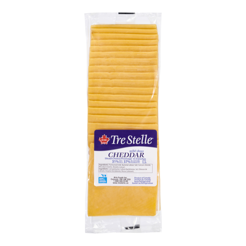 Fromage cheddar fumé en tranches 500g
