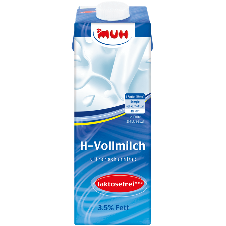Laktosefreie H-Milch 3,5% Fett | Großhändler finden | Arla® Pro