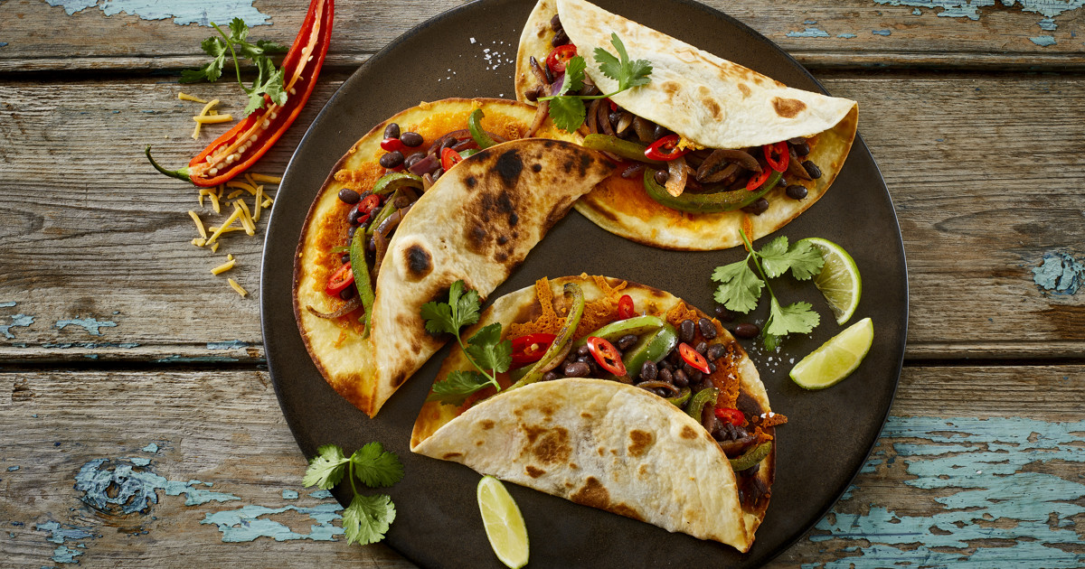 Crispy Cheese Tacos med smeltet, revet cheddar | Arla