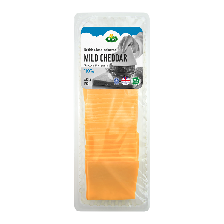 Cheddar tranches 1kg | Arla® Pro France