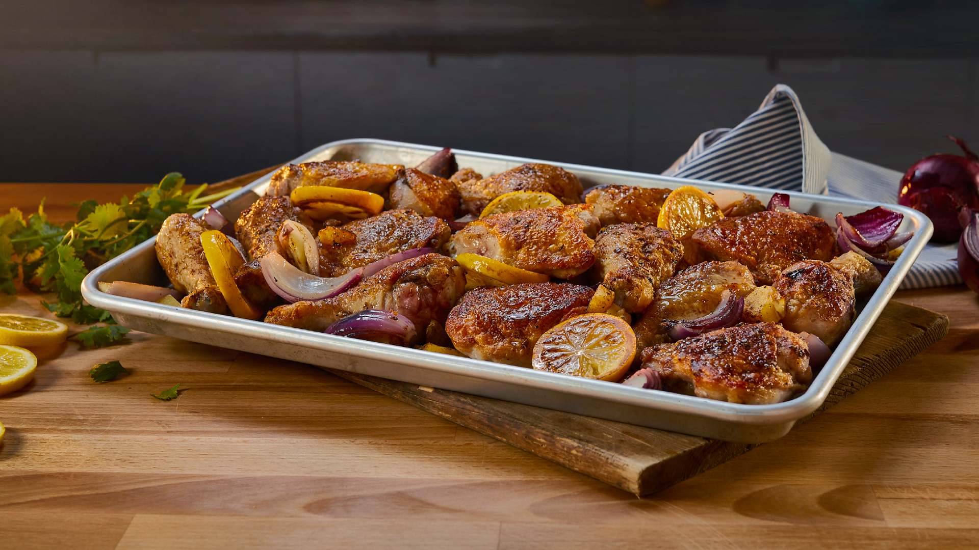 Pollo greco al limone con burro speziato | Lurpak®