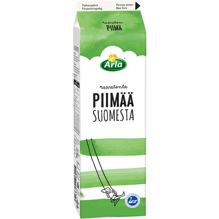 Arla rasvaton piimä Suomi 1L | Arla® Pro Suomi