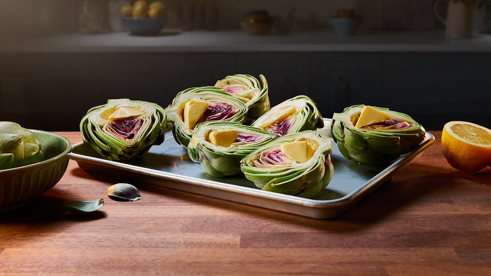 Carciofi interi con burro al limone | Lurpak®