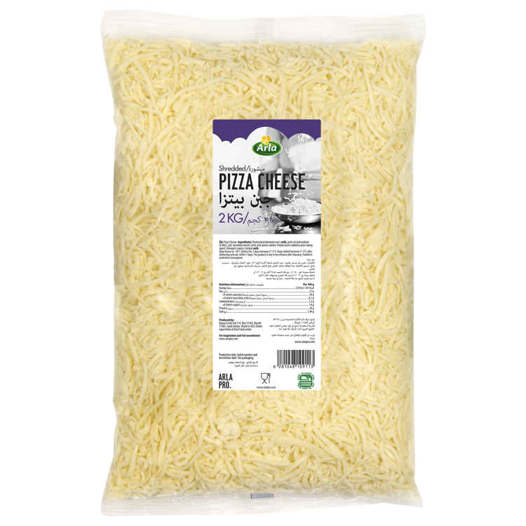 Cheese Analogue Mozzarella, 2kg | Arla® Pro MENA