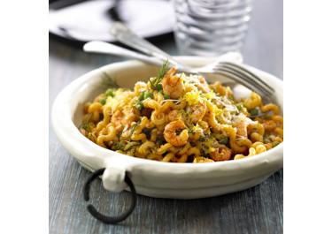 Pasta med rejer, dild og citron - Nem Opskrift fra Arla | Arla