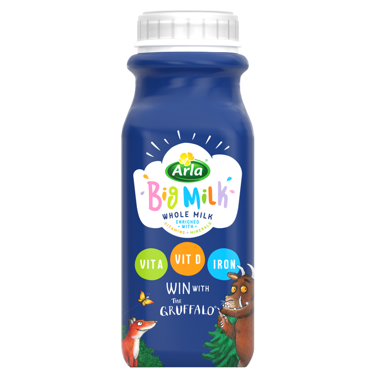 Arla Big Milk Fresh Whole Milk Vitamin Enriched for Kids 250ml | Find ...
