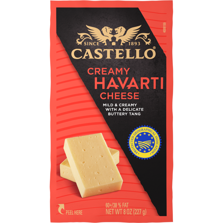 Creamy Havarti Chicken Alfredo Pasta | Castello®️