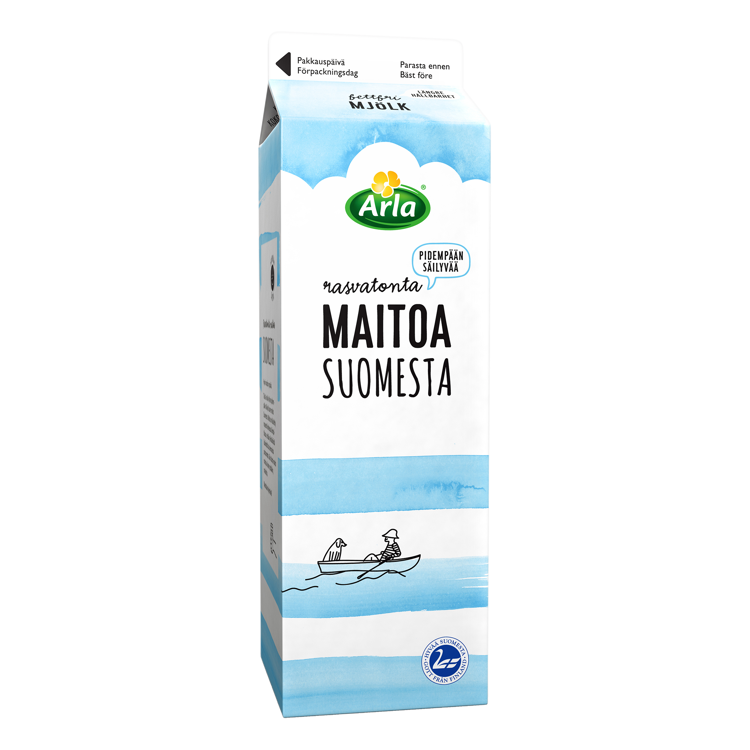 Arla Rasvaton Maito Suomi 1L (ESL) | Arla® Pro Suomi