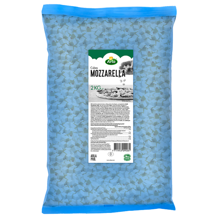 Perfect Freeze Mozzarella IQF (Large Cube) | Arla® Pro