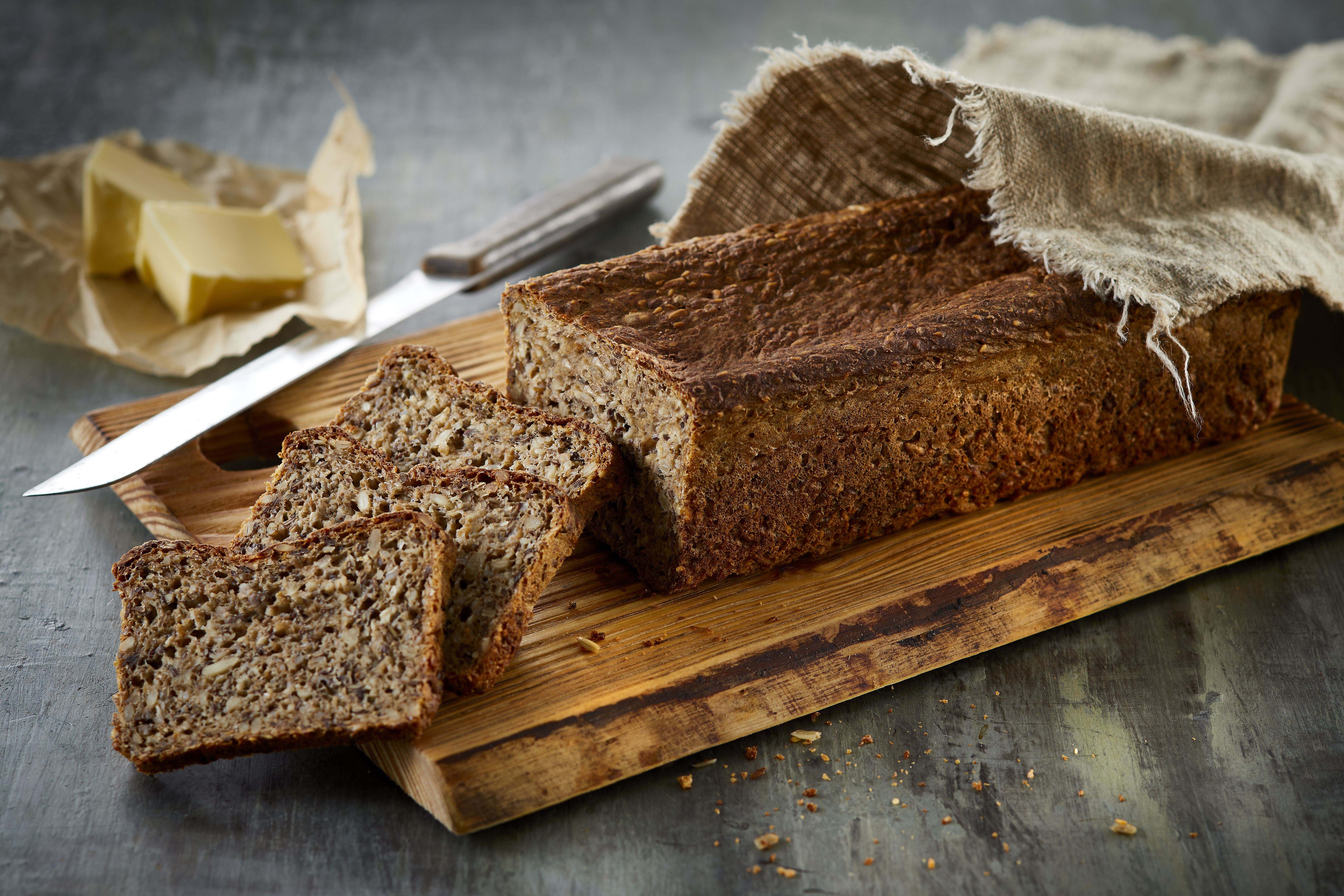 Hurtigt rugbrød - Fedtfattig Opskrift - Arla