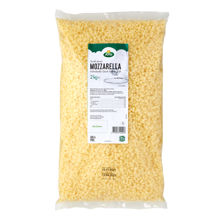 Arla Pro Small Diced Mozzarella 2kg | Find wholesaler | Arla® Pro