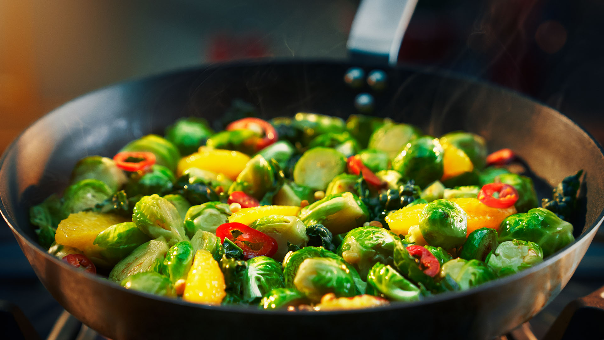 Chilli & Orange Brussels Sprouts | Lurpak®