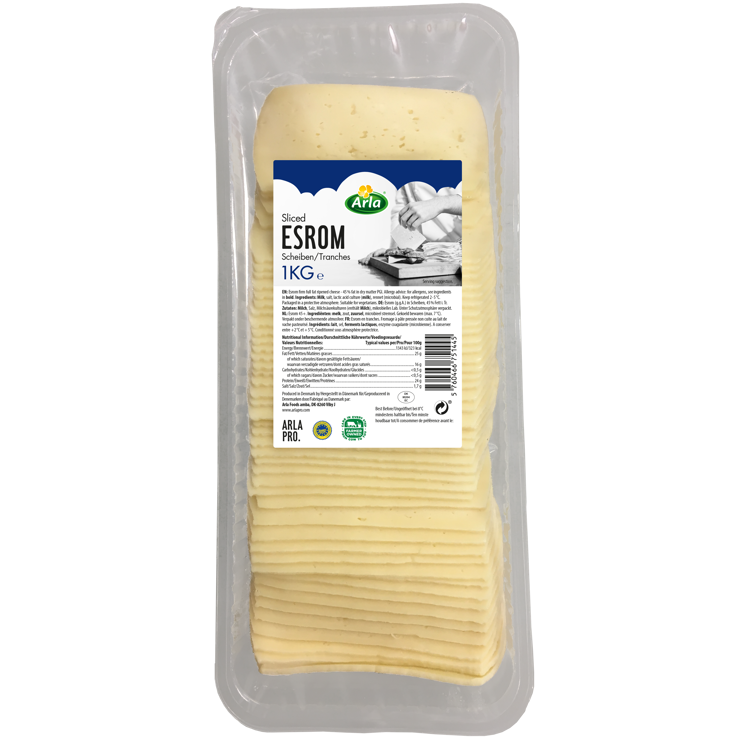 Arla® Pro Esrom Scheiben g.g.A. 45+ | Großhändler finden | Arla® Pro