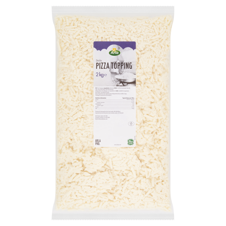 Arla Pro Pizza Topping Sticks 2kg | Find wholesaler | Arla® Pro