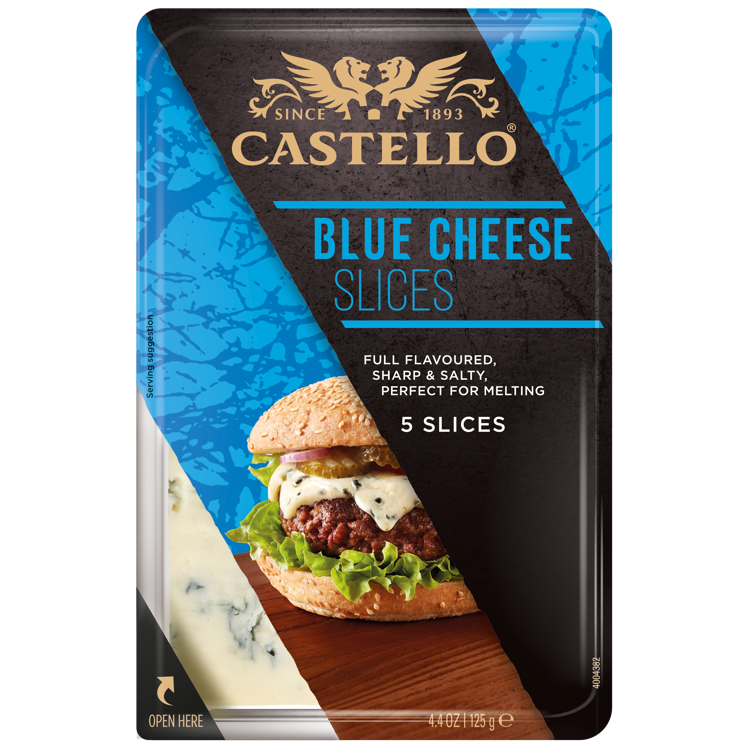 Castello Blue Cheese Slices 125g | Find wholesaler | Arla® Pro