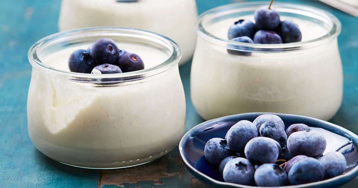 Yogurt Panna Cotta with Blueberries Recipe | Arla Recipe | Arla UK