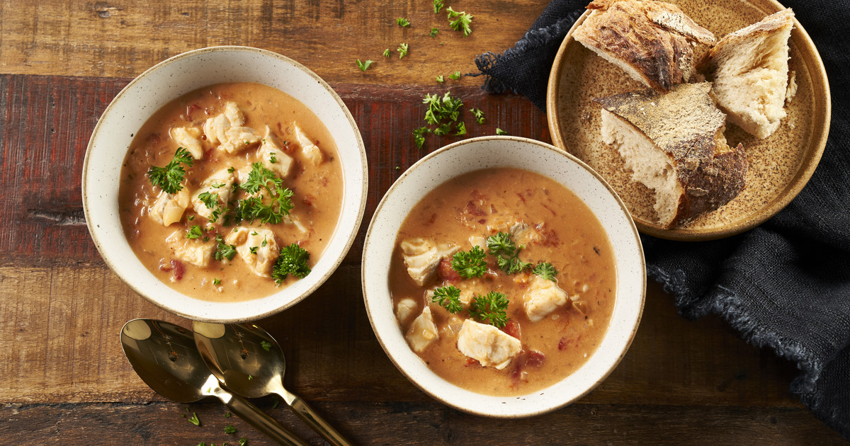 Vissoep met tomaten, recept | Arla - Recept | Arla