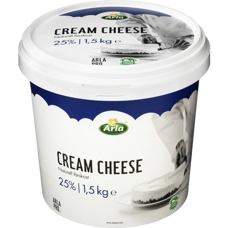 Cream Cheese 25% 1,5kg | Arla® Pro