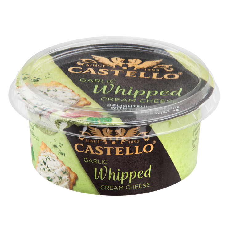 Castello Whipped Cream Cheese Garlic 125g | Arla® Pro