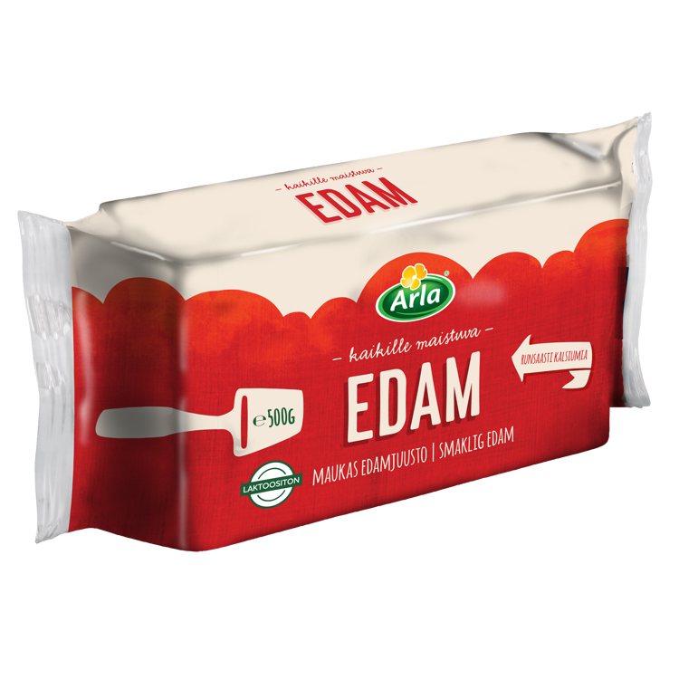 Arla edamjuusto 500g | Arla® Pro Suomi