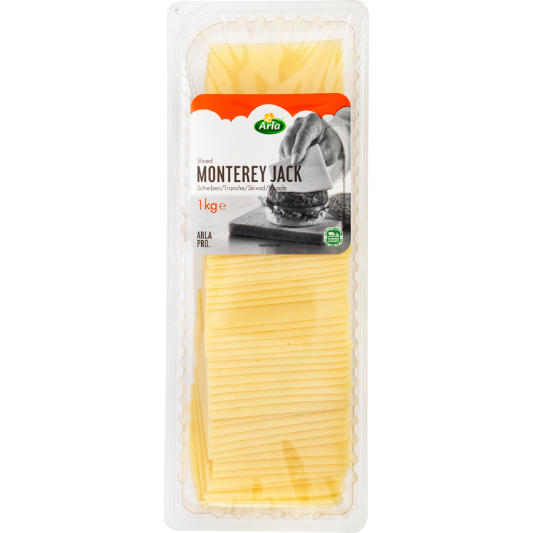 Arla Pro Monterey Jack viipale 1kg | Arla® Pro Suomi