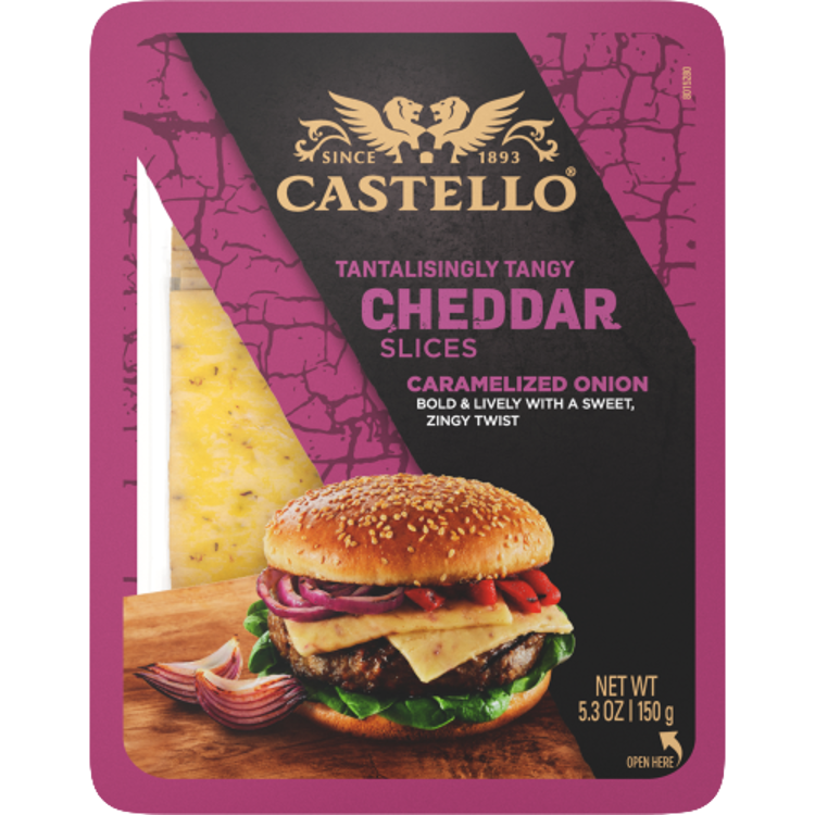 Castello® BLACK PEPPER CHEDDAR CHEESE 200G | Castello®️