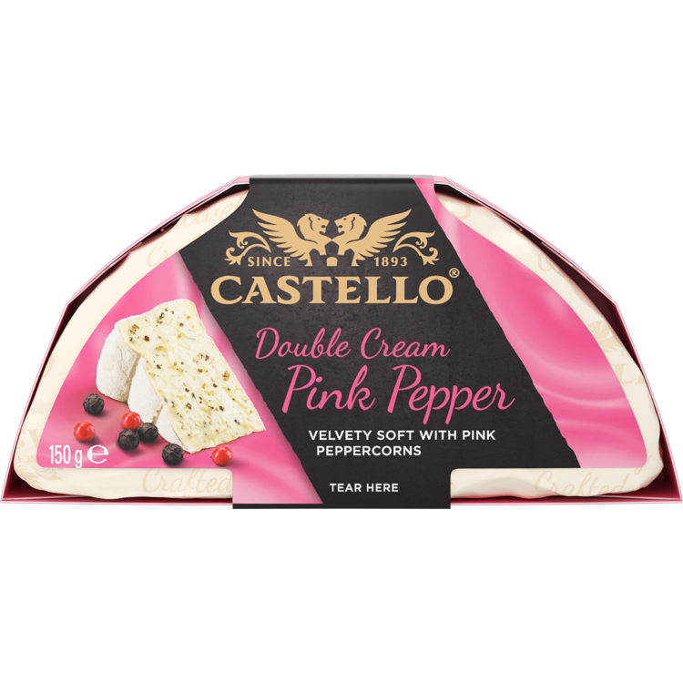 Castello® Pink Pepper & Caramelised Onion en Croute | Castello®️