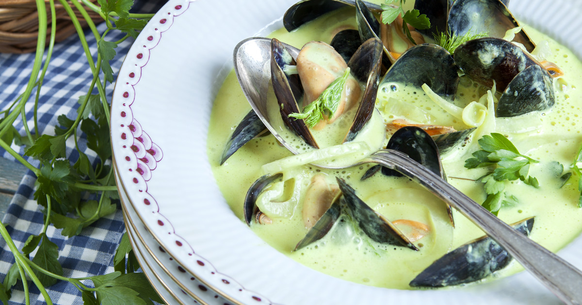 Recept voor mosselsoep | Arla - Recept | Arla