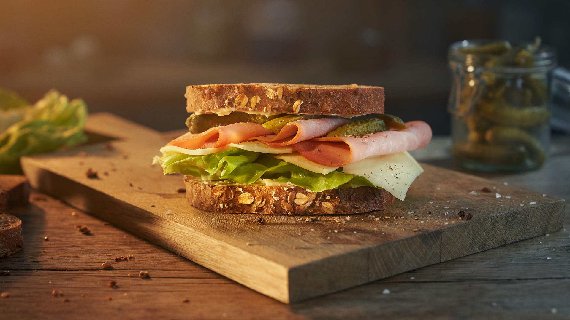 Ham and cheese sandwich recipe | Lurpak®